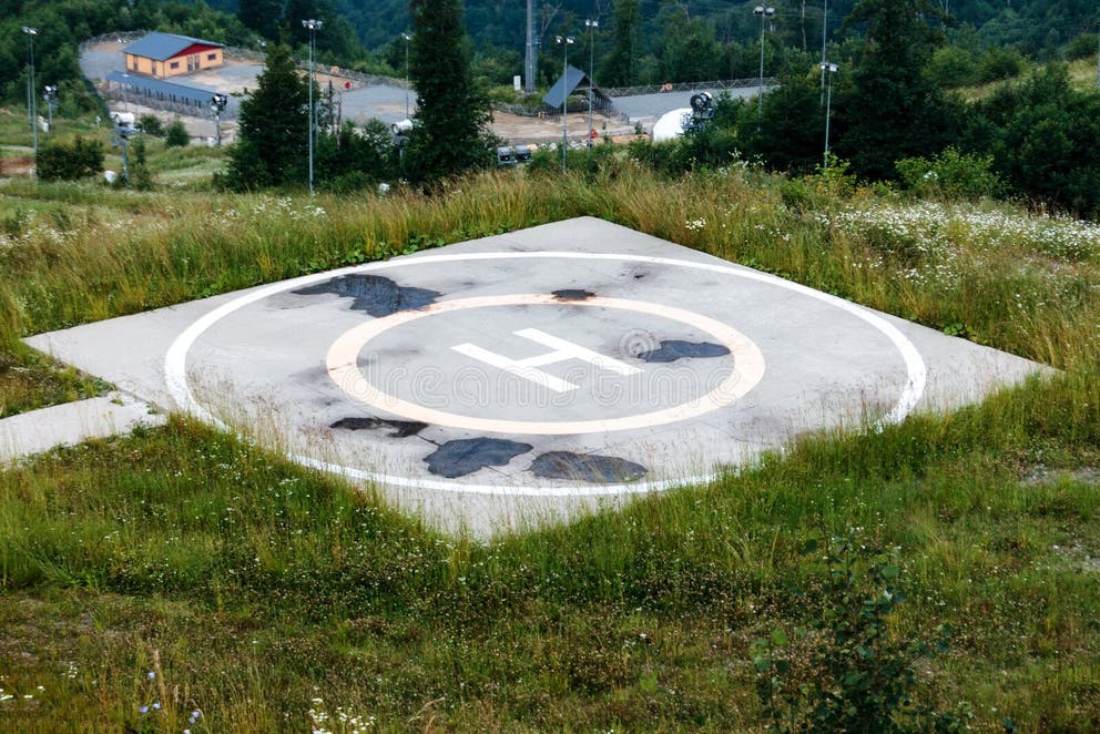 Helipad stock image. Image of people, modern, downtown - 323989539