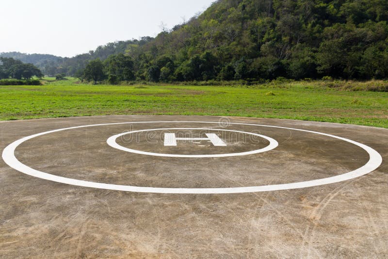 Helipad stock image. Image of asia, china, helispot, graphic - 14174049