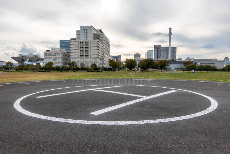 Heliport, Japan Tokyo Landscape Editorial Photography - Image of ...
