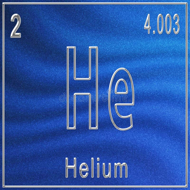 Helium he Chemical Element. Helium Sign with Atomic Number. Chemical 2 ...