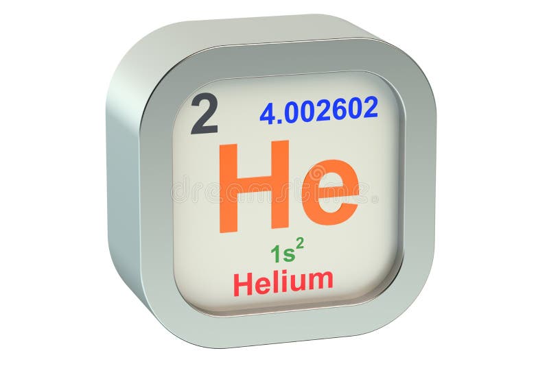 3d Helium element stock illustration. Illustration of molecules - 39028672