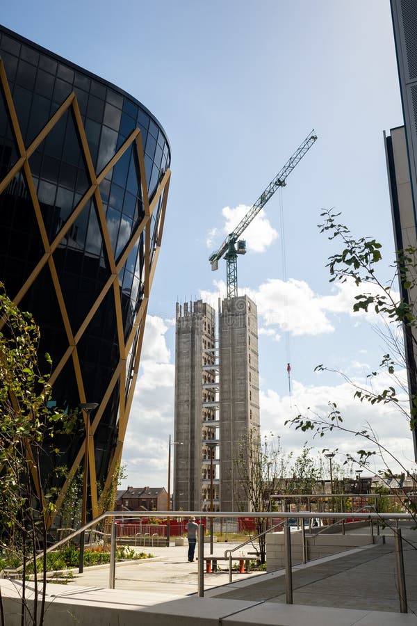 The Helix Construction Site in Newcastle upon Tyne Editorial Image ...