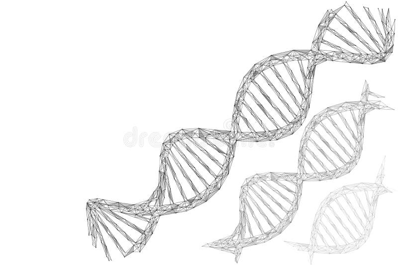 The helix of the DNA cell. stock vector. Illustration of heredity ...