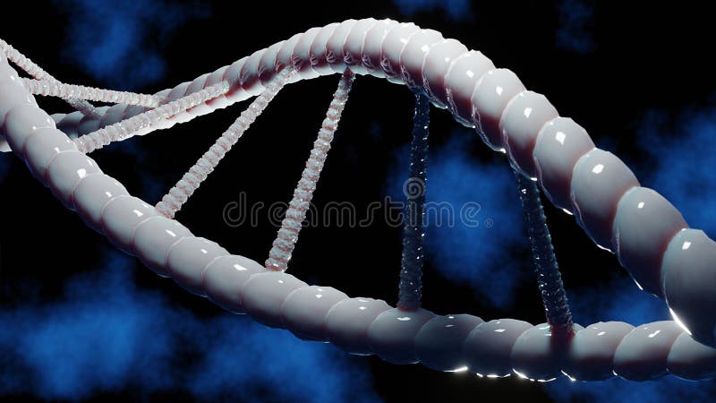 Helix Human DNA Structure. Science and Technology Concept Stock ...