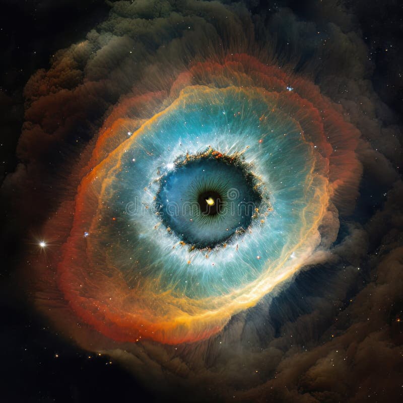 Helix nebula stock illustration. Illustration of system - 270791442