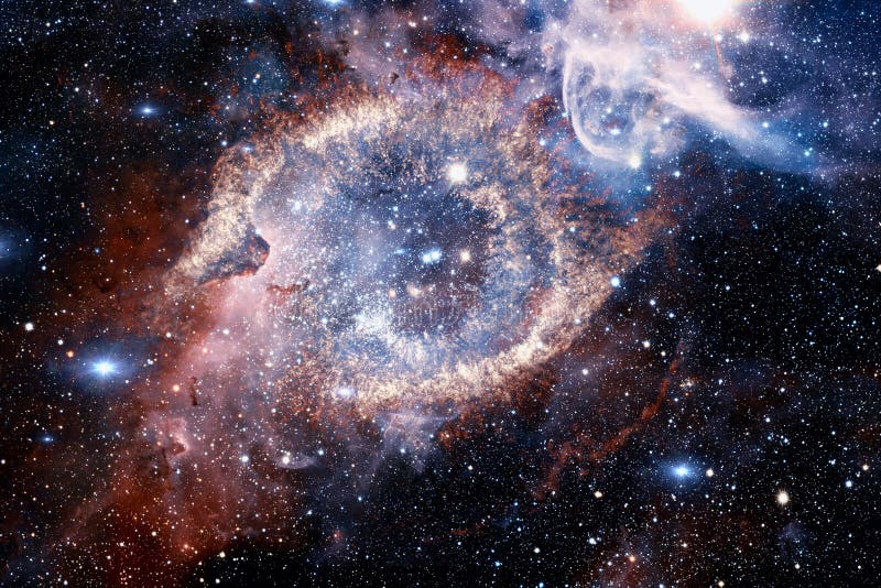 The Helix Nebula in Deep Space. Elements of this Image Furnished by ...