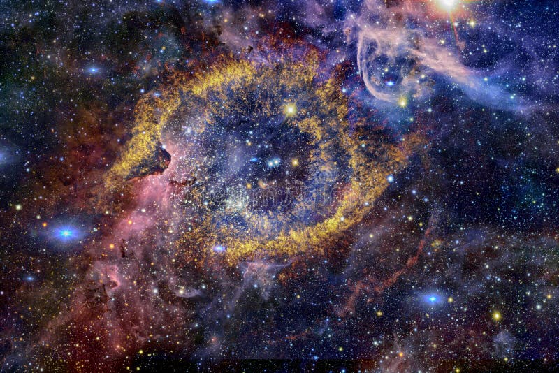 The Helix Nebula in Deep Space. Elements of this Image Furnished by ...