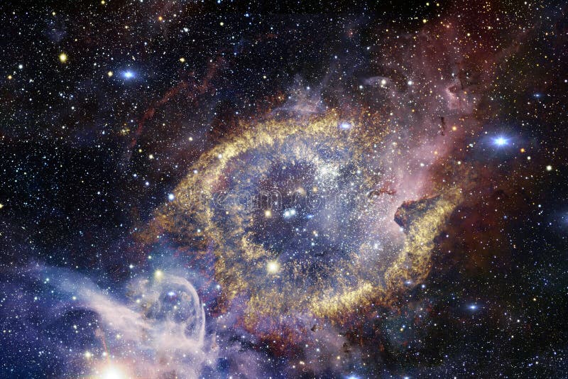 The Helix Nebula in Deep Space. Elements of this Image Furnished by ...