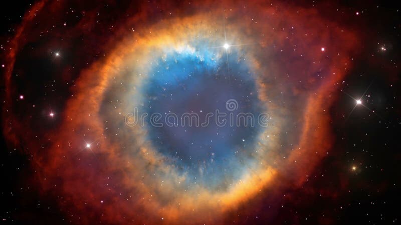 Helix Nebula in Outer Space Stock Footage - Video of planets, belt ...