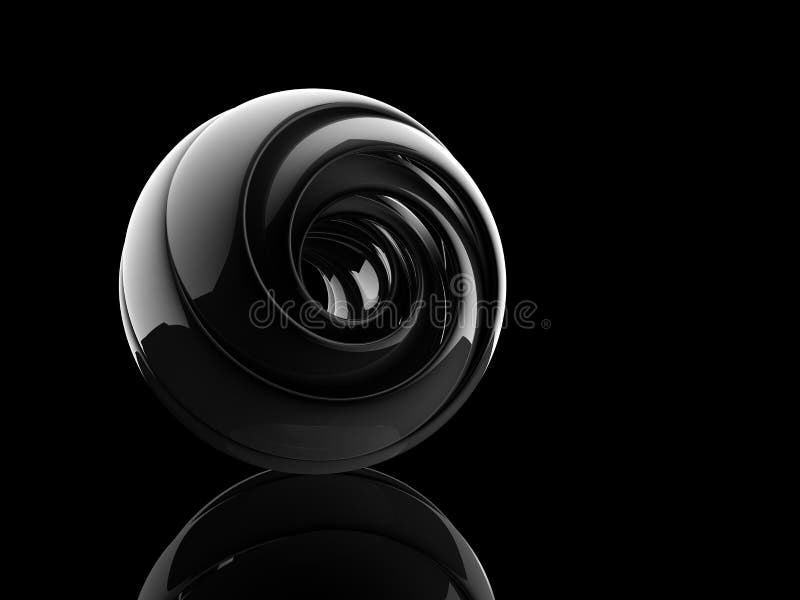 3D helix shape stock illustration. Illustration of helix - 46540559