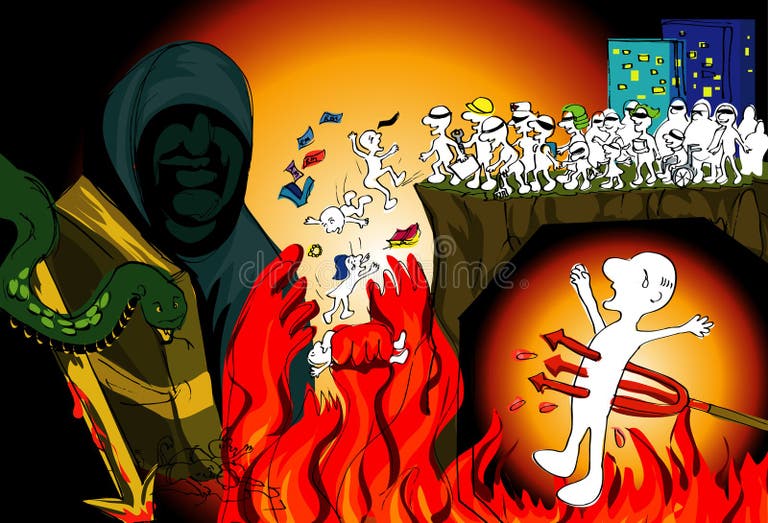 People Hell Stock Illustrations – 4,481 People Hell Stock Illustrations ...