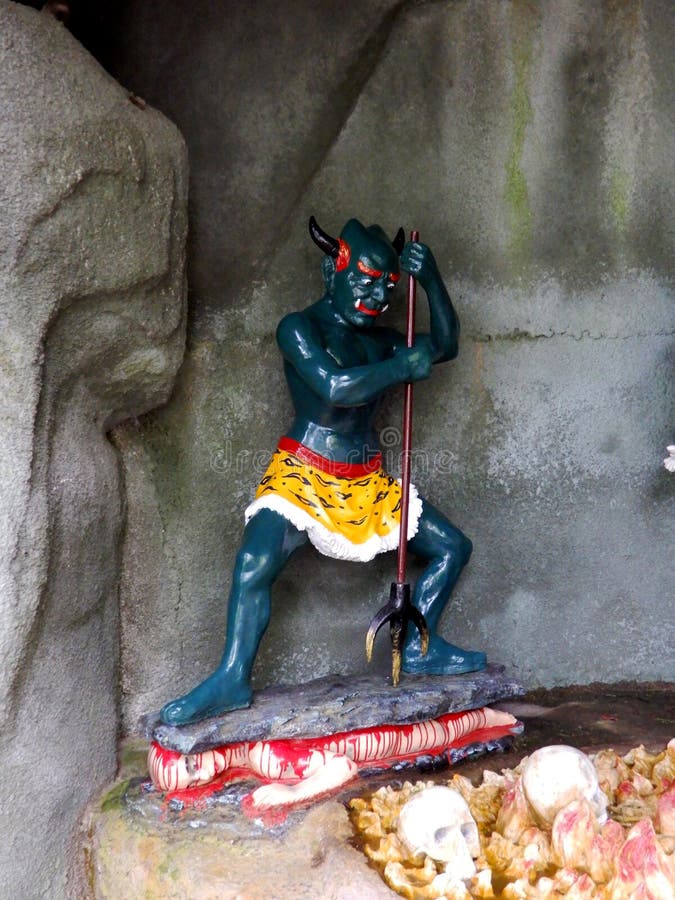 Hell chamber stock image. Image of devil, wall, death - 97589321