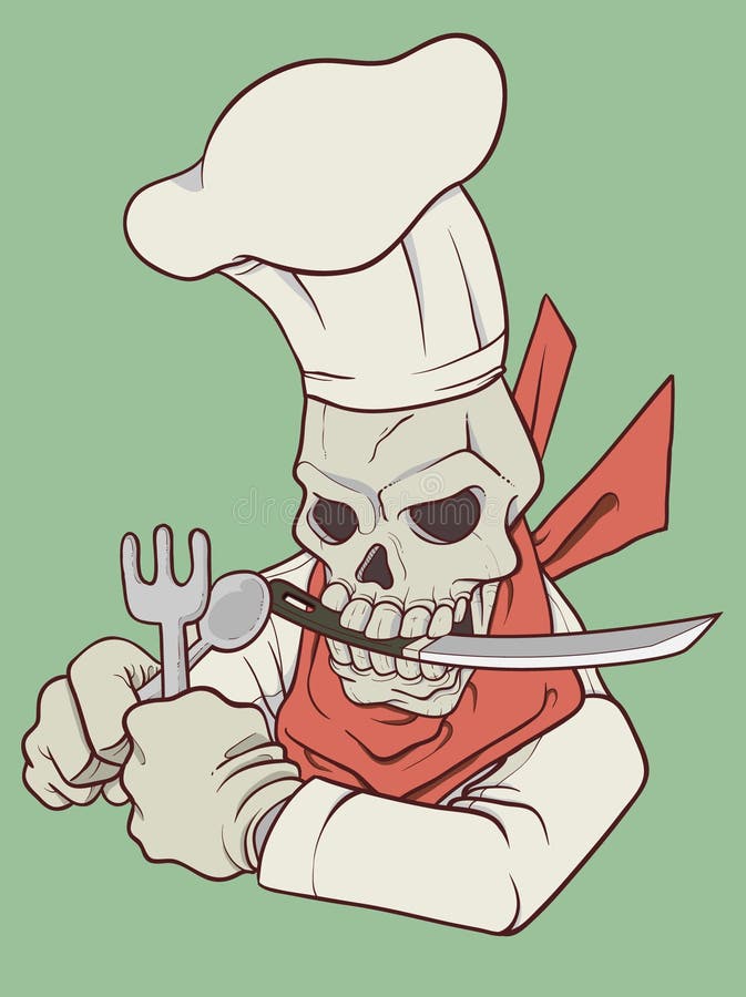 Skull Chef Stock Illustrations – 108 Skull Chef Stock Illustrations ...