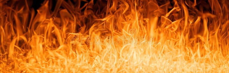 Hell Flames, Devil S Mouth. Fire Banner. a Background of Scalding ...