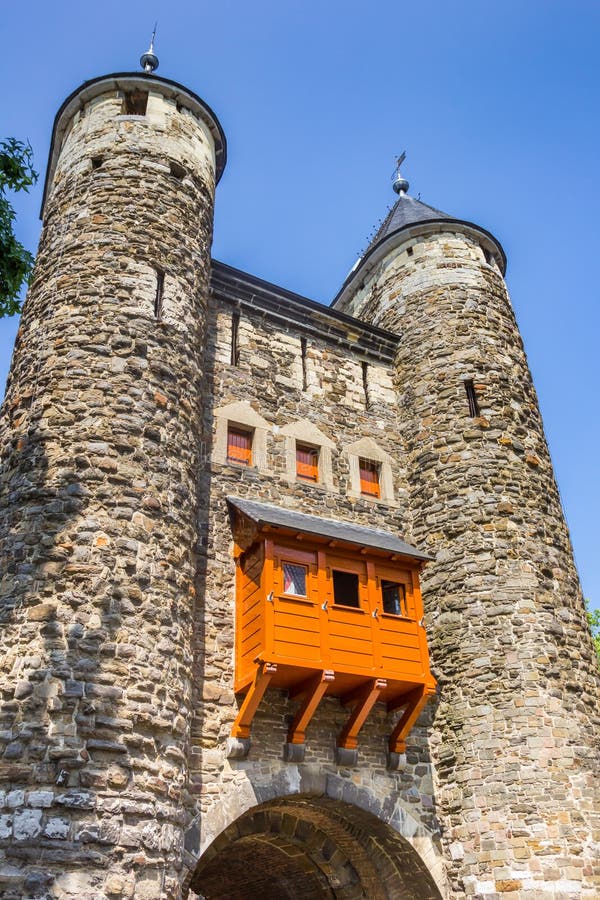 Hell Gate in the Historic City Wall of Maastricht Stock Photo - Image ...