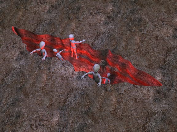 Hell hole stock illustration. Illustration of render - 14043238