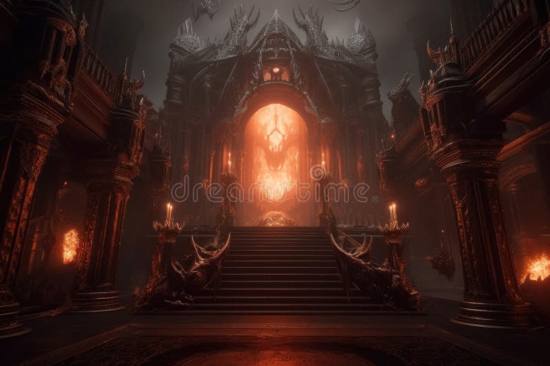 Hell is Opening Its Gates Created with Generative AI Technology Stock ...