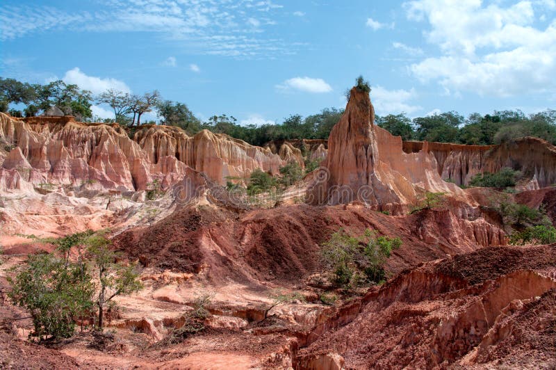 The Hell S Kitchen, Marafa Canyon, Kenya Stock Photo - Image of ...