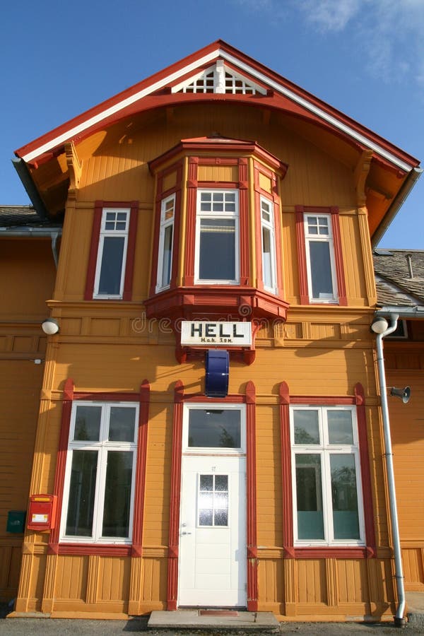 Hell Station stock photo. Image of roof, devil, track - 2587660