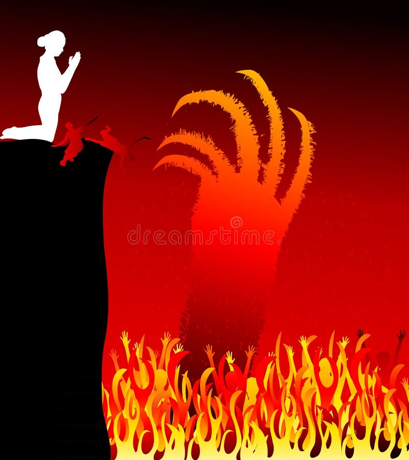 Hell-vector stock vector. Illustration of hell, desaster - 32968020