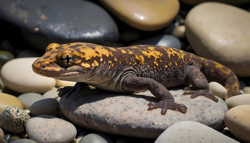 Hellbender Salamander Stock Illustrations – 7 Hellbender Salamander ...