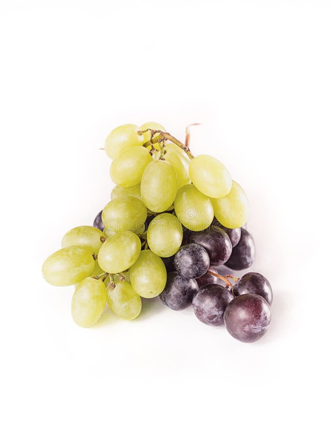 Helle und rote Weintrauben stockfoto. Bild von rebe, nahrung - 60602662