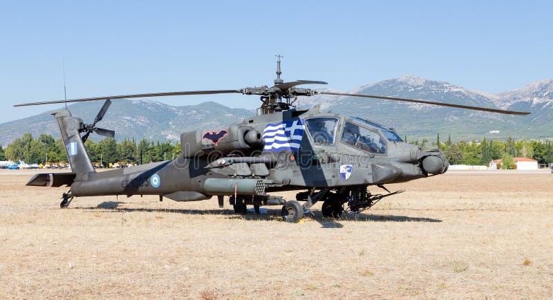 Hellenic Army AH-64A Apache Attack Helicopter Editorial Image - Image ...