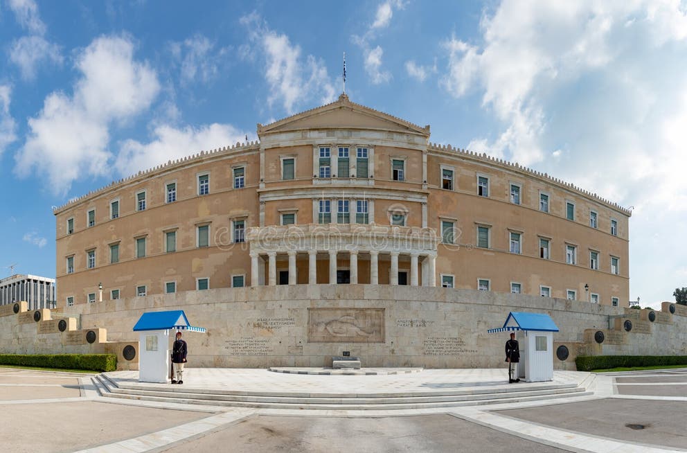 Hellenic Parliament editorial stock photo. Image of greece - 267156973