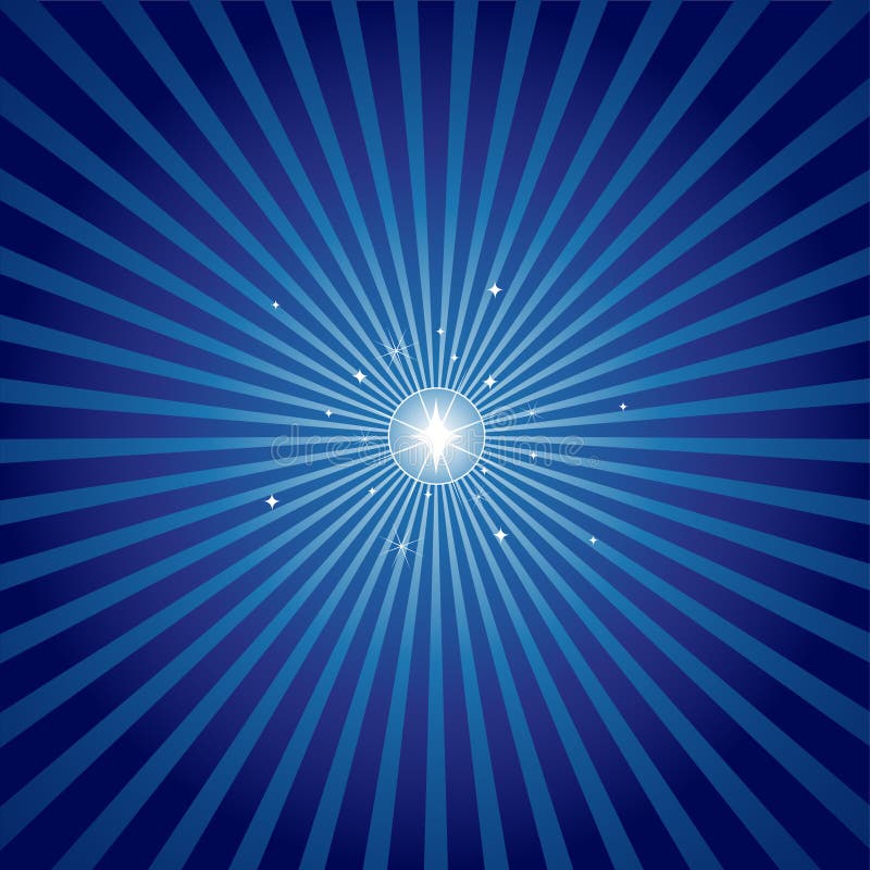 Heller Abend-Stern vektor abbildung. Illustration von radialstrahl ...