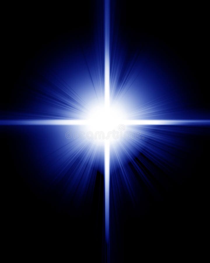 Heller funkelnder Stern stock abbildung. Illustration von galaxie - 3686051