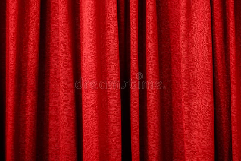 Heller Roter Vorhang Als Hintergrund Oder Beschaffenheit Stockfoto ...