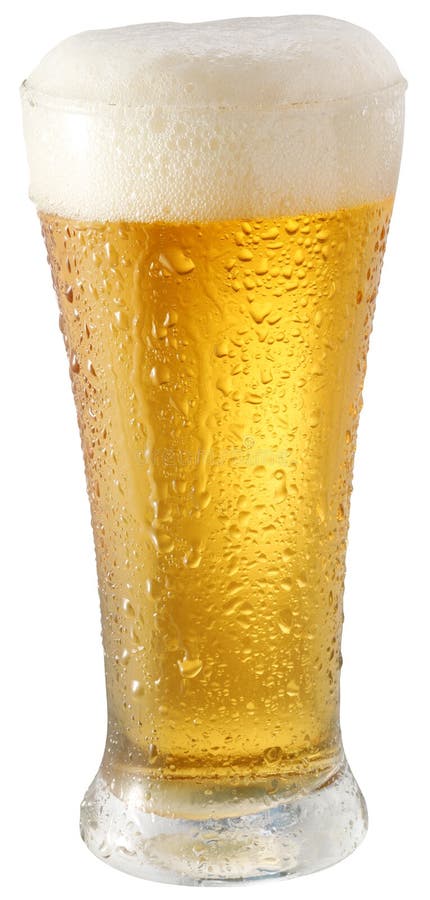 Helles Bier im Glas stockbild. Bild von bier, schaum - 10258835