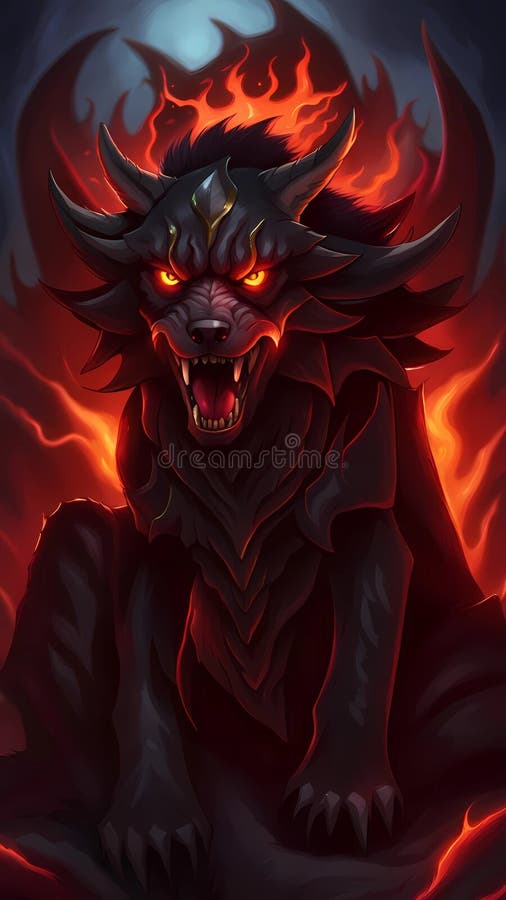 3d Scary Evil Cartoon Character Halloween Illustration Ai Generated ...