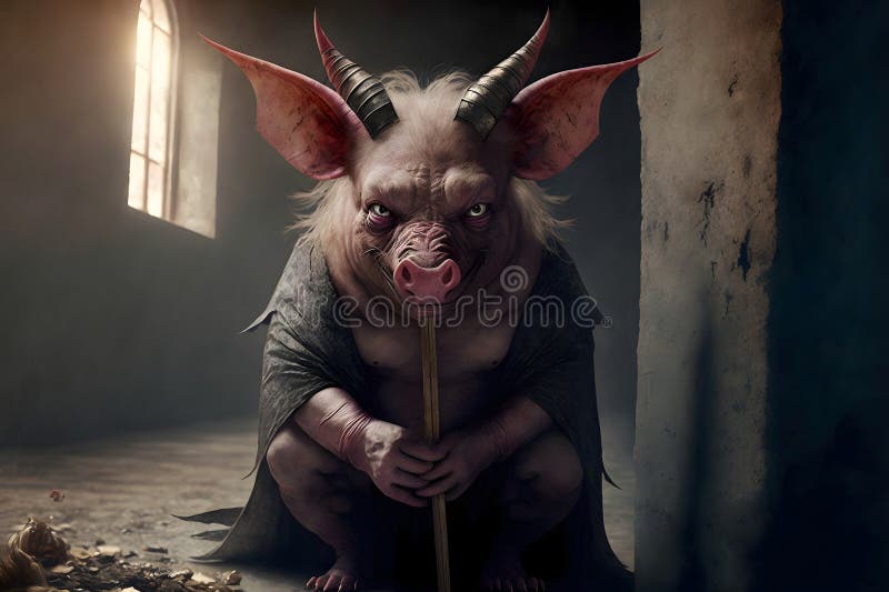 Hellish Satans Underswine, Neural Network Generated Art Stock ...