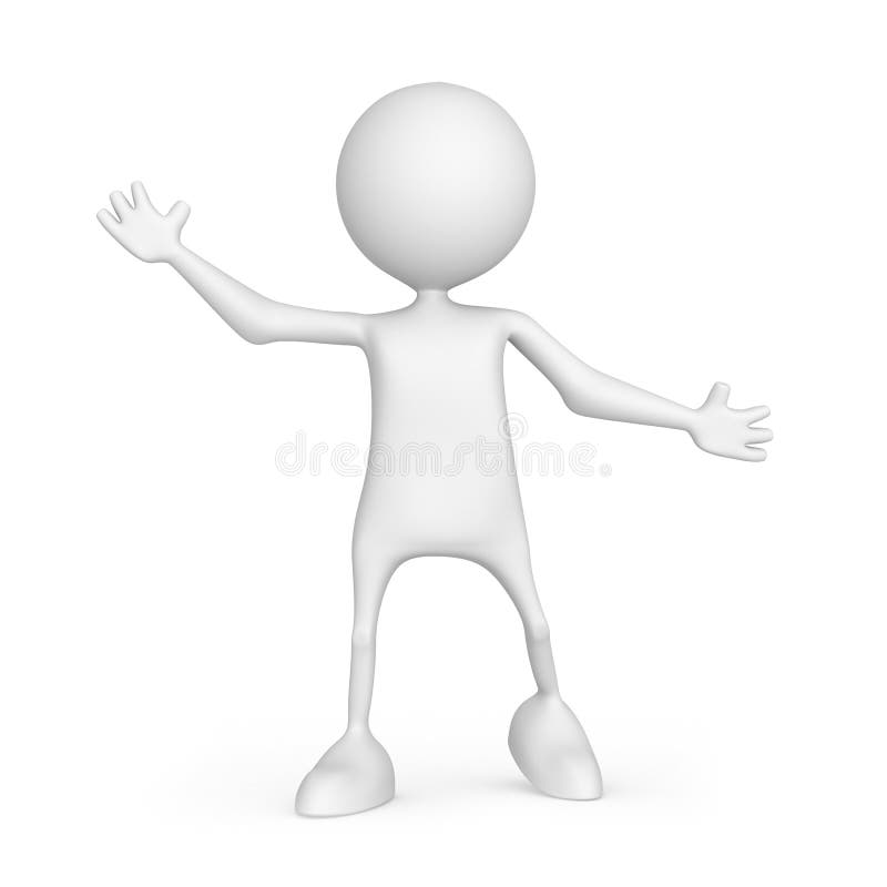3d Human Welcome Hello Hand Stock Illustrations – 241 3d Human Welcome ...