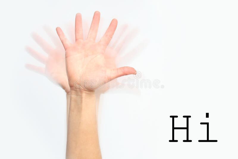 Hello stock photo. Image of hello, hand, howdy, palm - 18843538