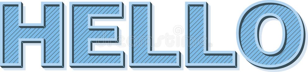Hello stock illustration. Illustration of hello, texture - 20676972