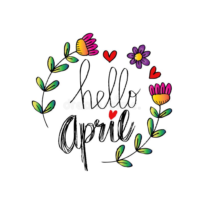 Hello April Stock Illustrations – 4,925 Hello April Stock Illustrations ...