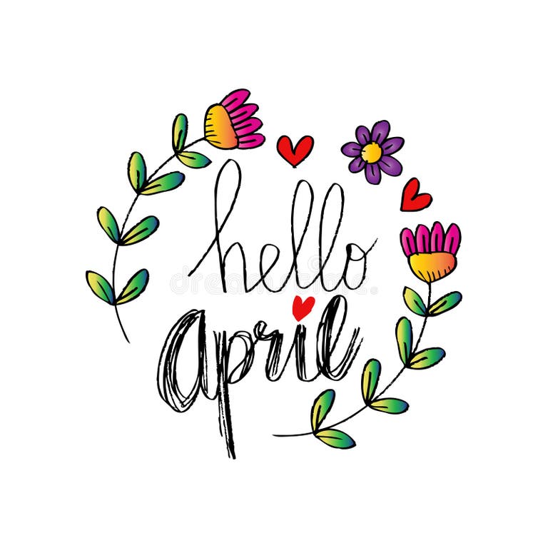 April Calligraphy Stock Illustrations – 10,882 April Calligraphy Stock ...