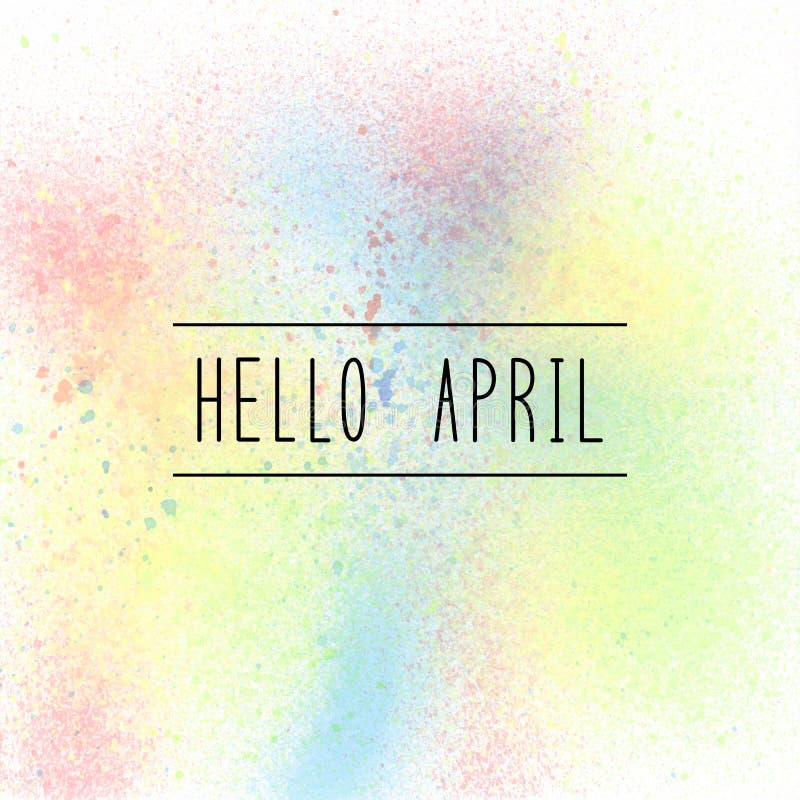 23 April Text Title - Square Wooden Concept - Orange Background - 3D ...