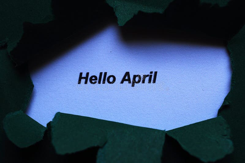 Hello april stock image. Image of hello, number, background - 363236159