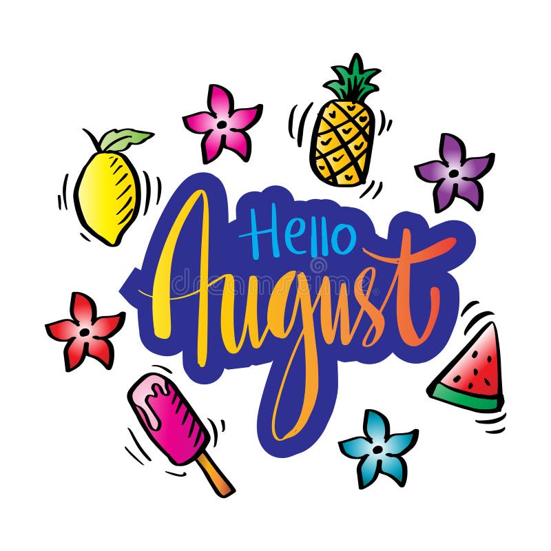 August Calligraphy Stock Illustrations – 4,021 August Calligraphy Stock ...