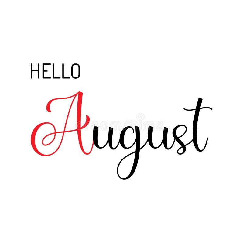 August Lettering Stock Illustrations – 8,824 August Lettering Stock ...
