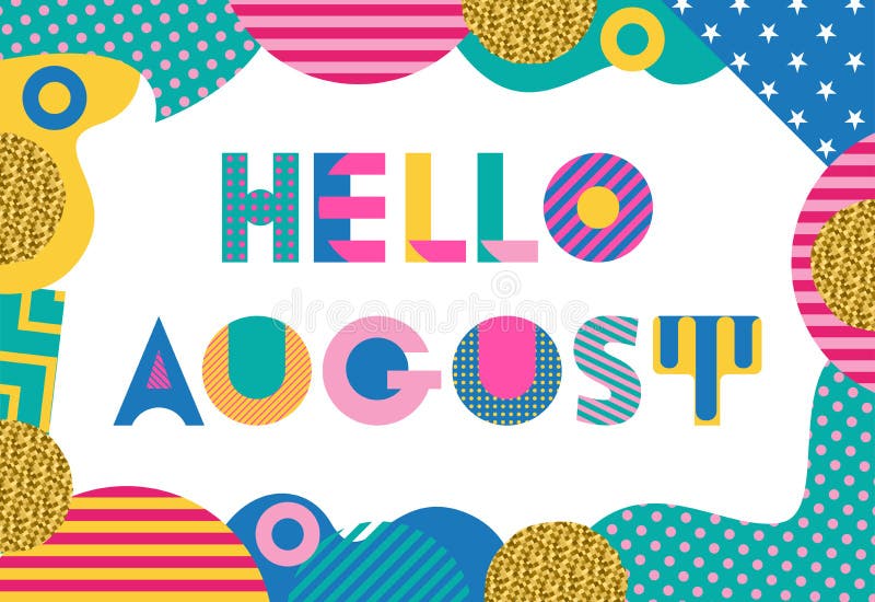 August Border Stock Illustrations – 5,010 August Border Stock ...