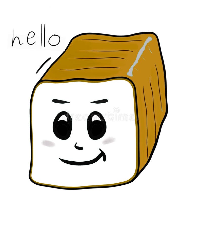 Hello Bread on White Background Stock Photo - Image of background, white: 264120068