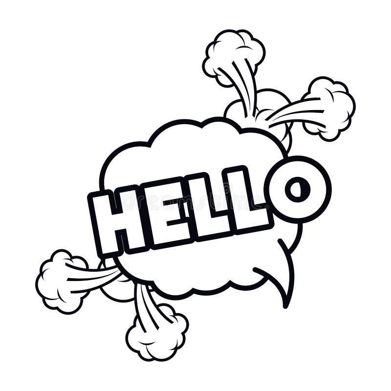 Be Brave. Coloring Page. Vector Illustration. Stock Vector ...