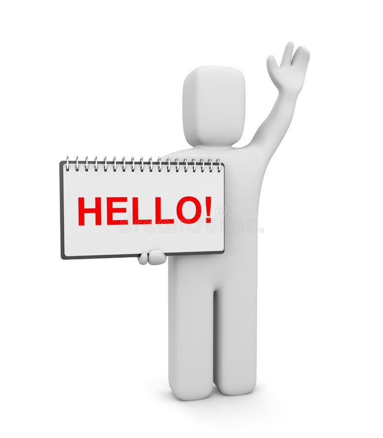 Hello stock illustration. Illustration of pictogram, propose - 11887201