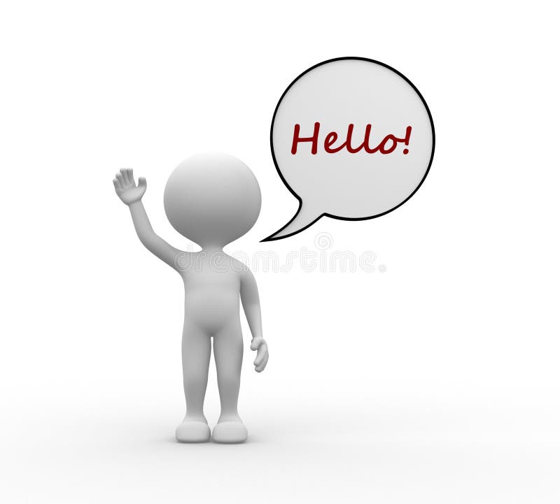 3d Man Carrying Job Sign. Overworking Concept. Stock Illustration ...