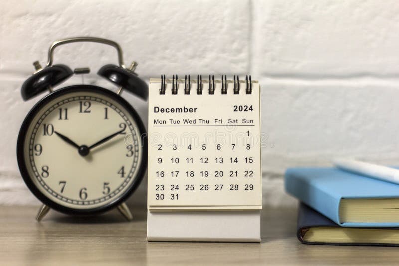 Hello December 2024. Desk Calendar for Planning and Organizing Time ...