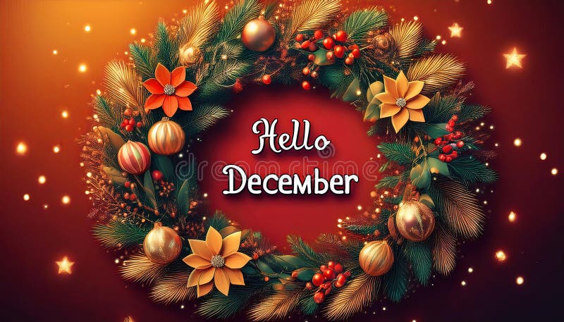 Hello December Stock Illustrations – 7,407 Hello December Stock ...